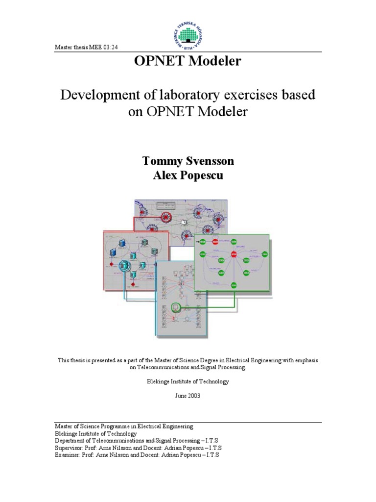 Lab Exercices OPNET Modeler | PDF