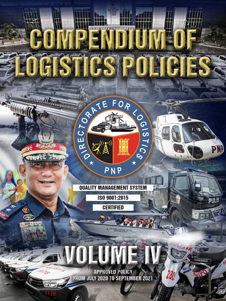 Volume IV Compendium of Logistics Policies PDF | PDF