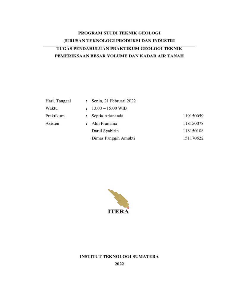 Septia Ariananda - 119150059 - Aldy Pramana - Shift1 - TP - Pemeriksaan ...