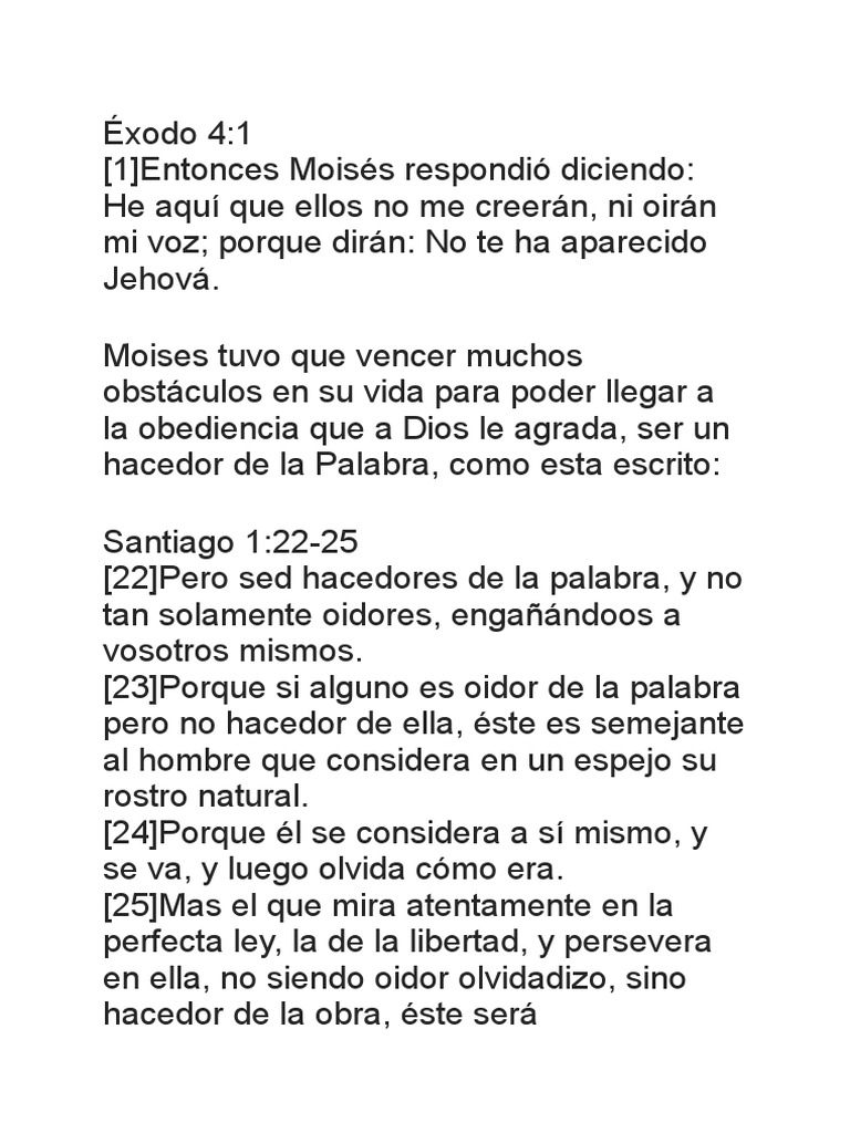 Los Obstáculos de Moisés - 230321 - 132456 | PDF