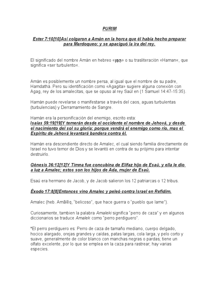 Amán y la Horca: Significado y Contexto | PDF
