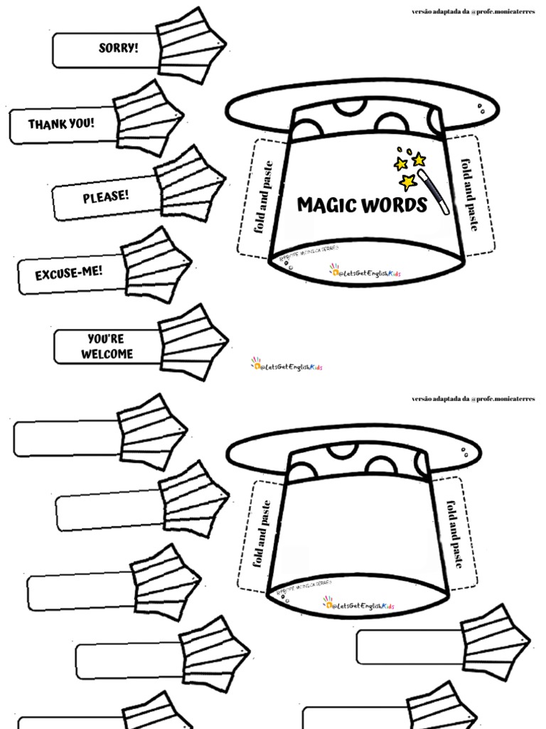 Magic Words 1 | PDF