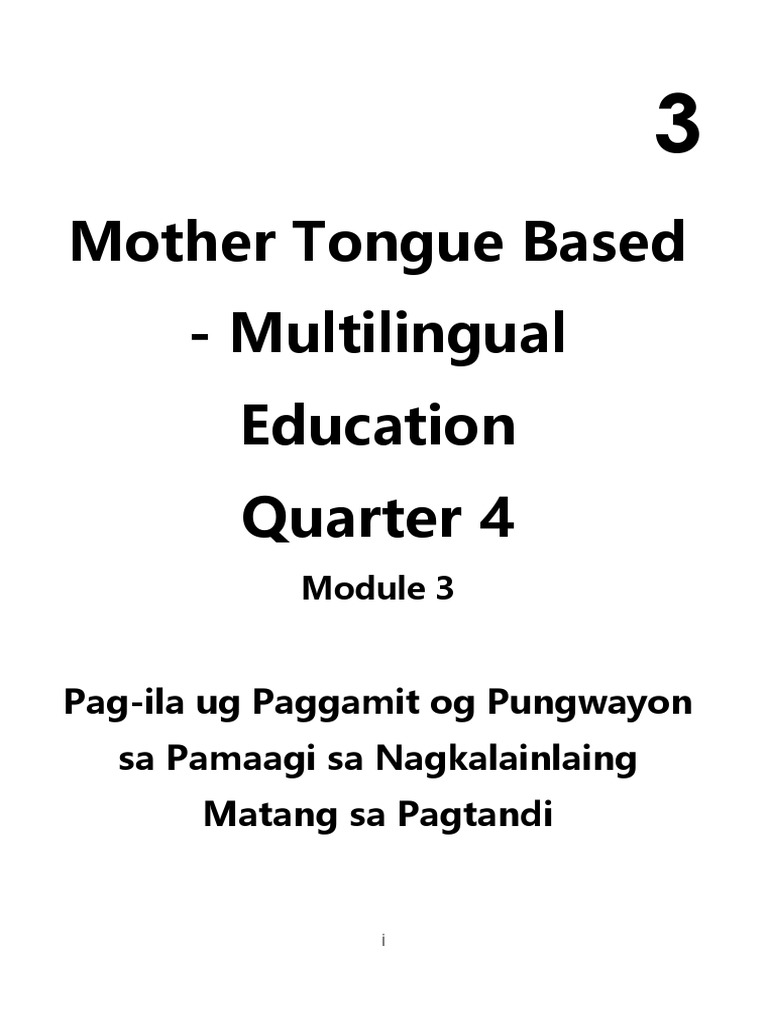 MTB3 Q4 Module3 Week3 Revised 11-25-2021 PDF | PDF