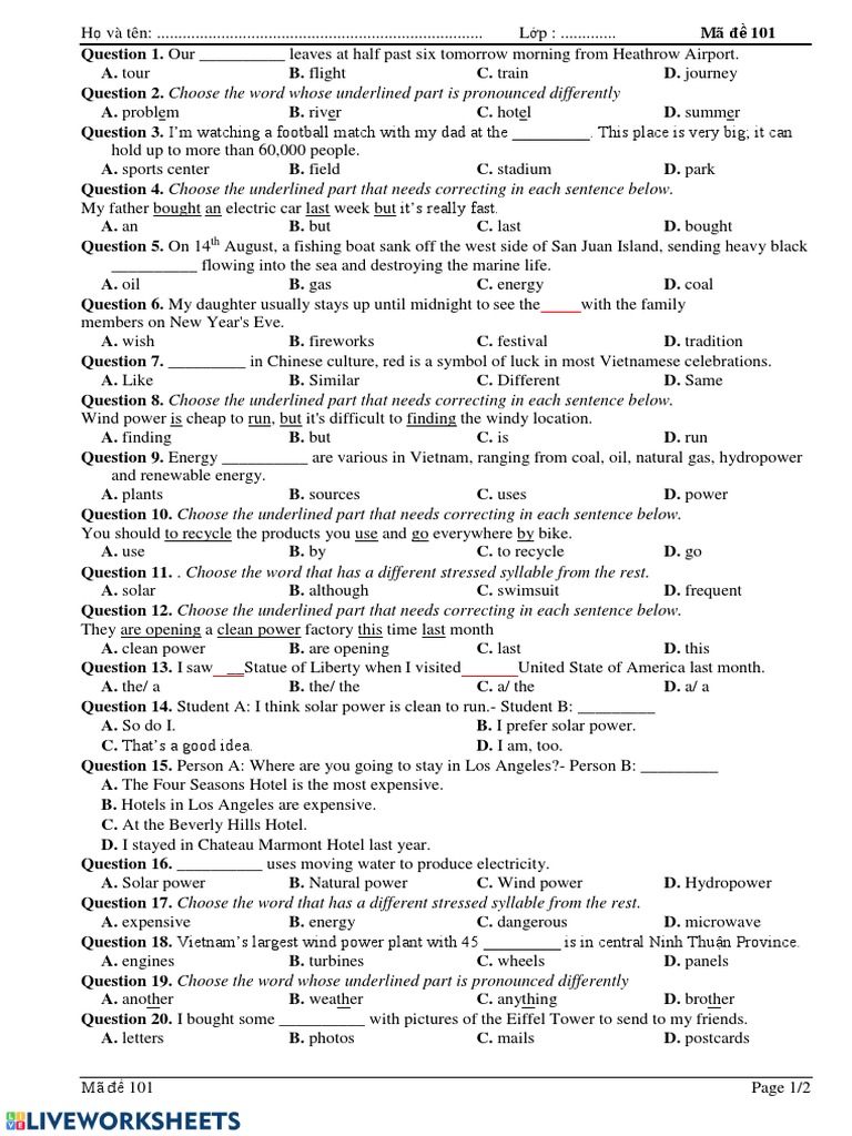 I Learn g7 Test 2 PDF | PDF