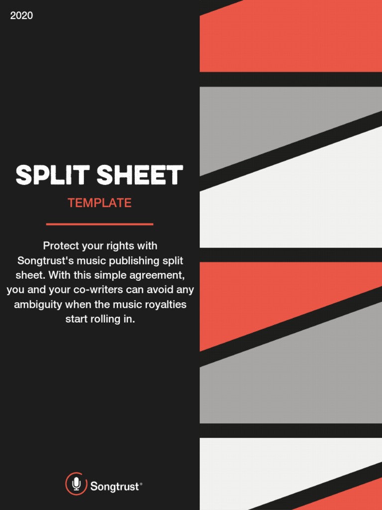 Songtrust Split - Sheet PDF | PDF