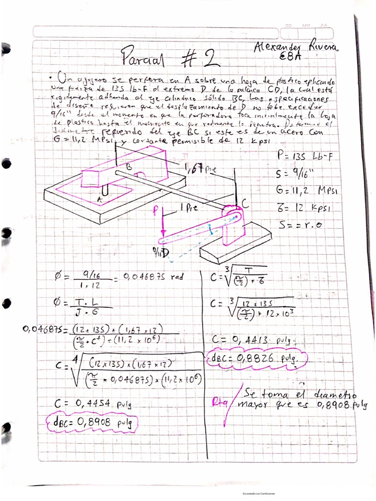 Parcial 2 Ejercicio 1 PDF | PDF Parcial 2 Ejercicio 1 PDF | PDF