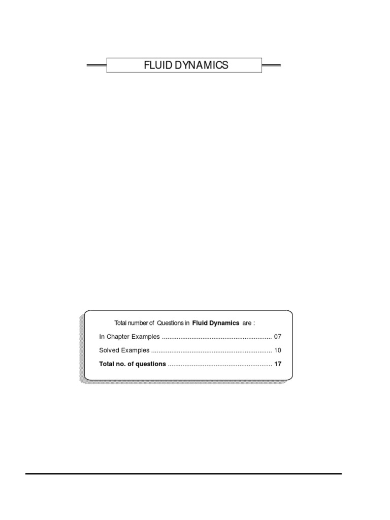 3 - Fluid Dynamics Theory Module-2 | PDF