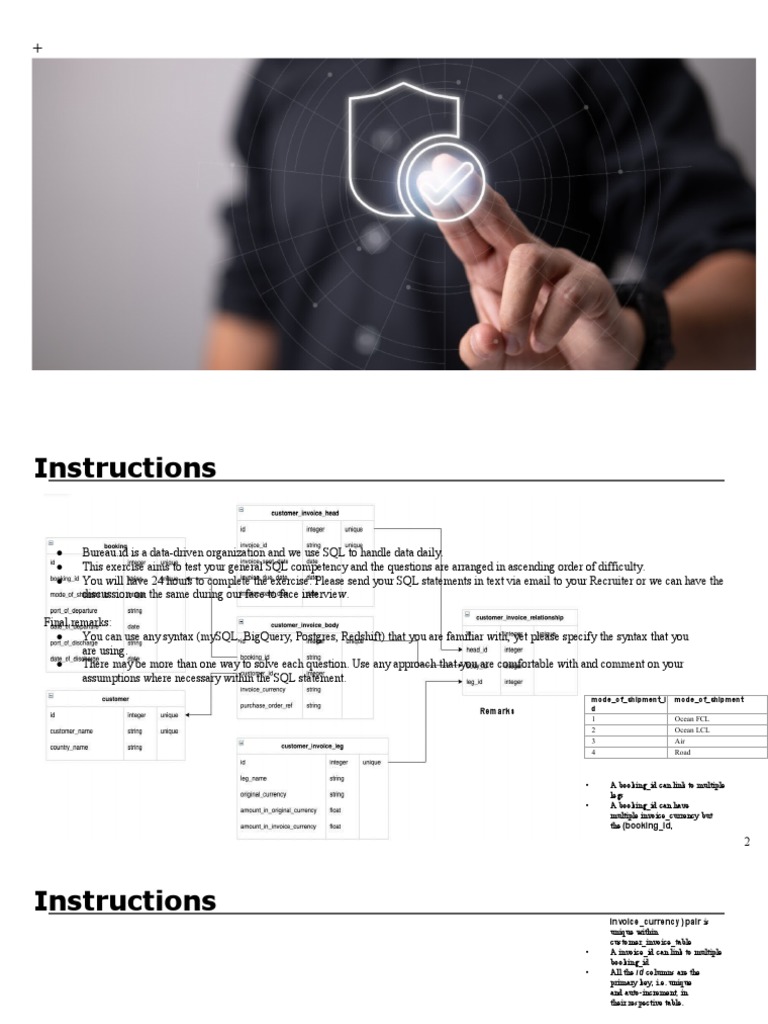 SQL Competency Test Instructions | PDF | Data Management | Computer Science
