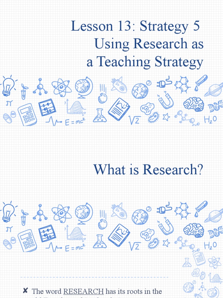 Lesson 13- Research | PDF
