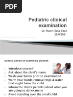 Pediatric Clinical Examination | PDF | Abdomen | Physical Examination