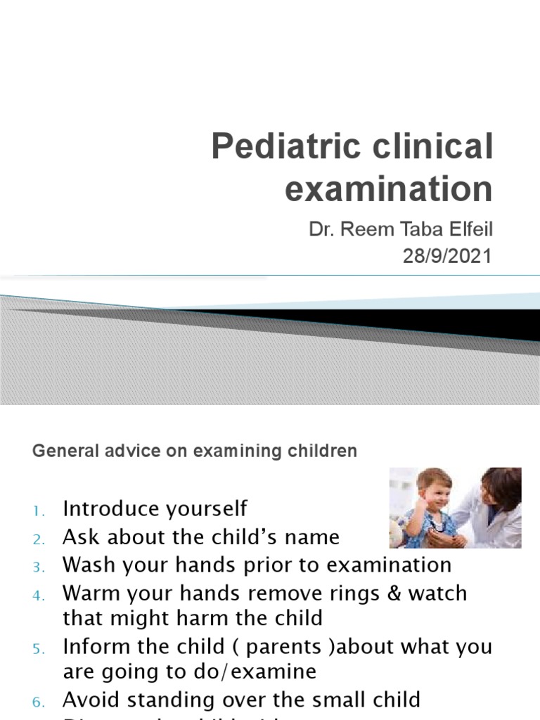 Pediatric Clinical Examination Guide | PDF