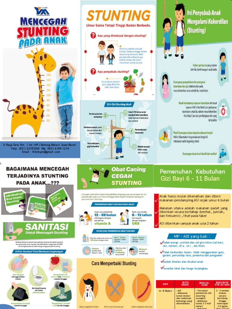 Leaflet Pencegahan Stunting Pada Anak | PDF
