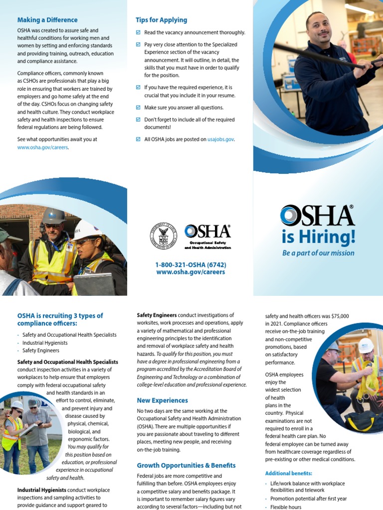 OSHA Hiring Brochure | PDF