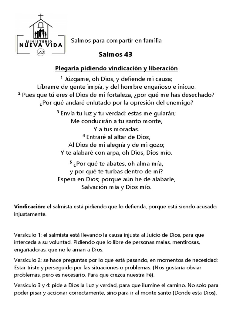 Salmos 43 | PDF