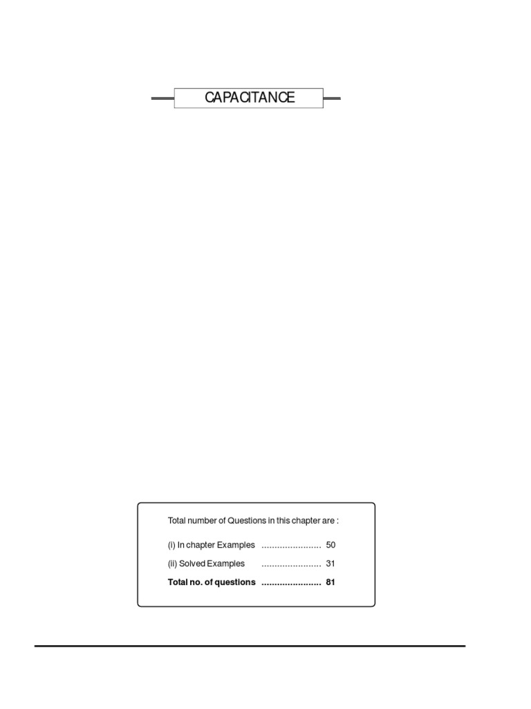 2 - Capacitance - Theory Module-4 | PDF 2 - Capacitance - Theory Module-4 | PDF