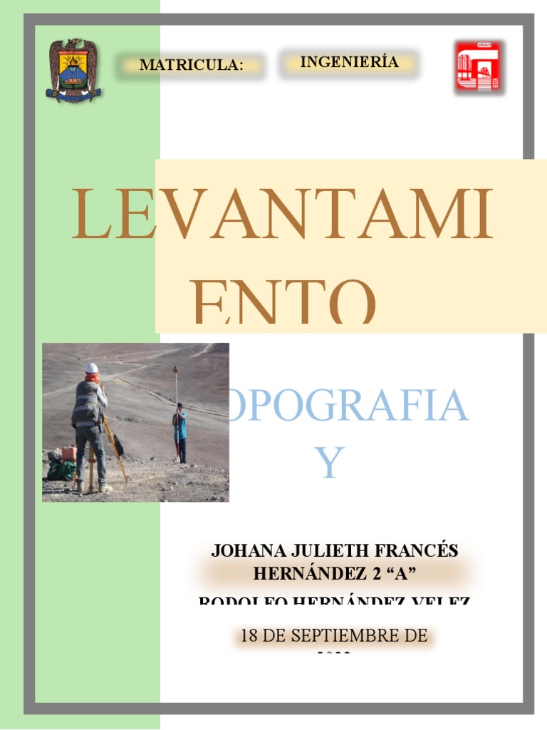Levantamiento topográfico: tipos, instrumentos y aplicaciones | PDF