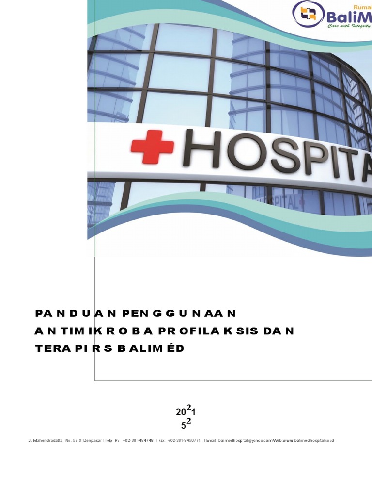 Panduan Penggunaan ANtimikroba Profilaksis dan Terapi balimed | PDF
