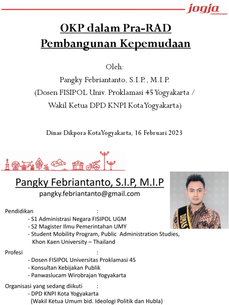 Strategi Pelibatan OKP dalam RAD Kepemudaan | PDF