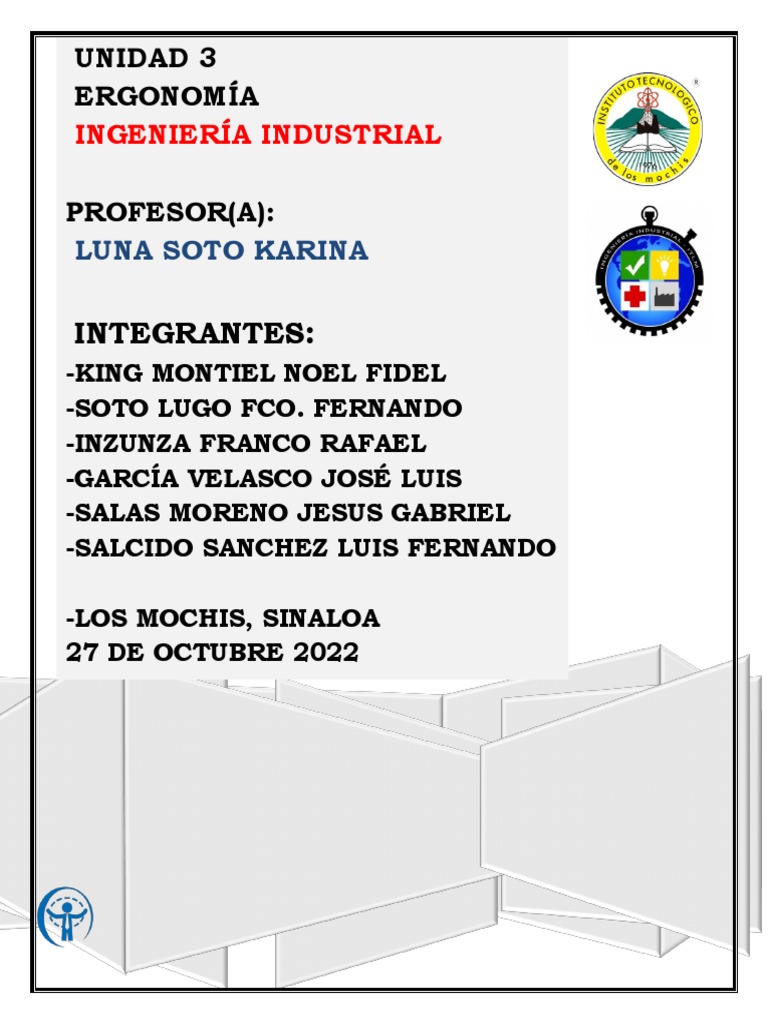 PROYECTO U3 ERGO Ejempl | PDF