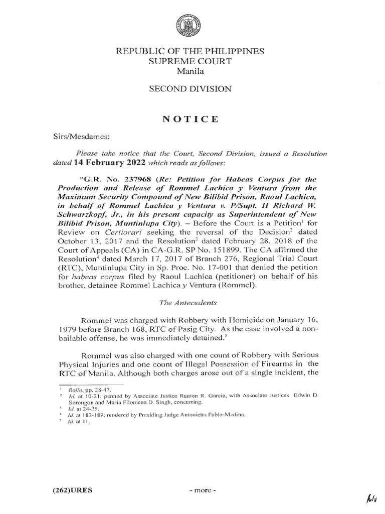 Habeas Corpus Pdf Pdf Habeas Corpus Prison