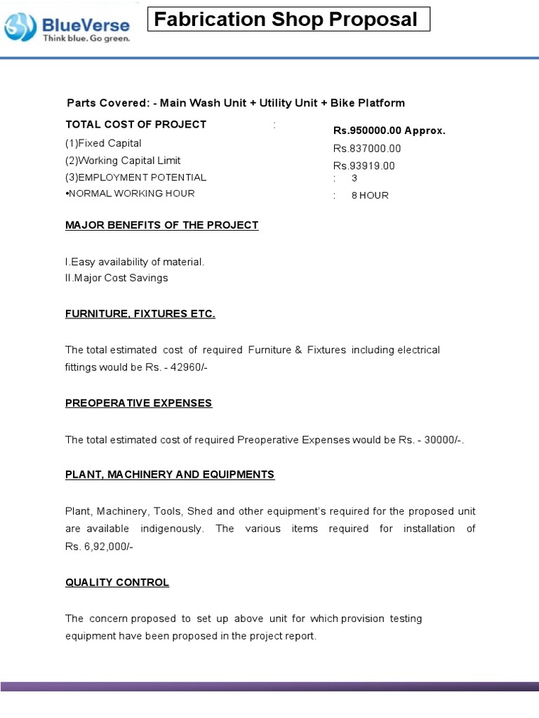 Welding Proposal | PDF