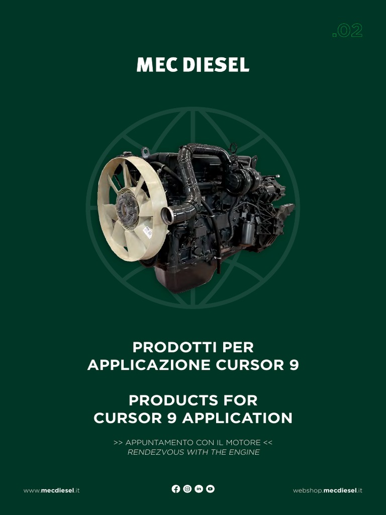 Cursor 9 Engine Parts Catalog | PDF