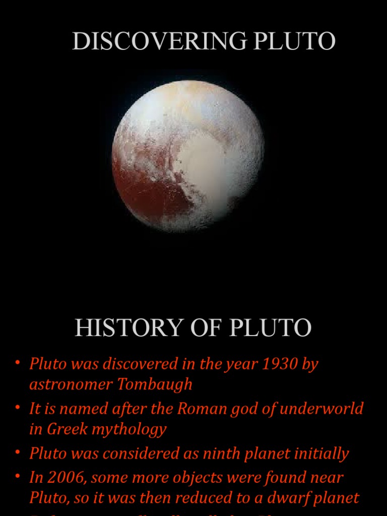 Pluto: History, Facts, and Moons | PDF