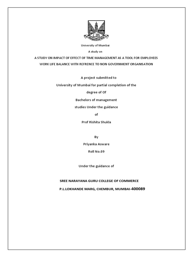 Black Book Project | PDF