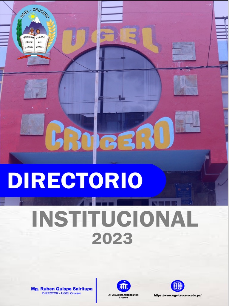 Directorio Ugel Crucero 2023 4 PDF | PDF