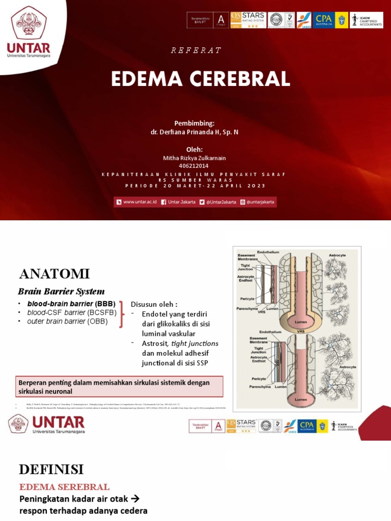 Edema Serebral: Definisi dan Patofisiologi | PDF