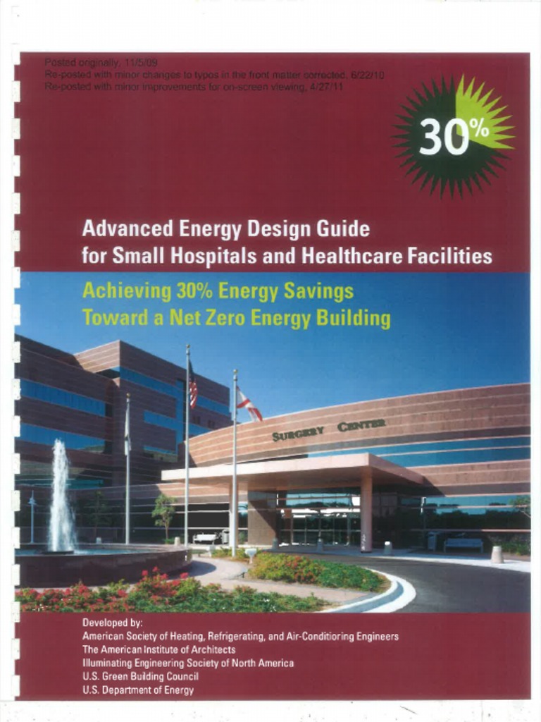 Advanced Energy Design Guide For Small Hospitals and Healthcare ...