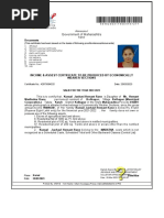 Caste Declaration Format | PDF