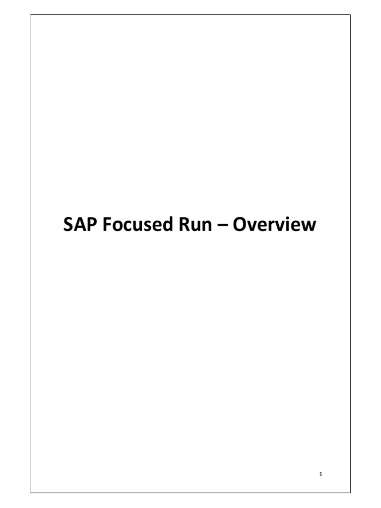 Sap Focused Run Pdf Pdf