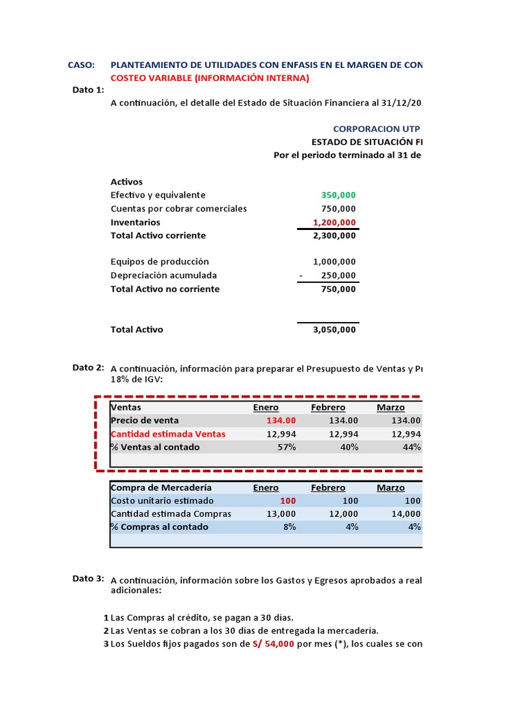 S03 Presupuesto y Flujo de Caja | PDF | Presupuesto | Estado de resultados