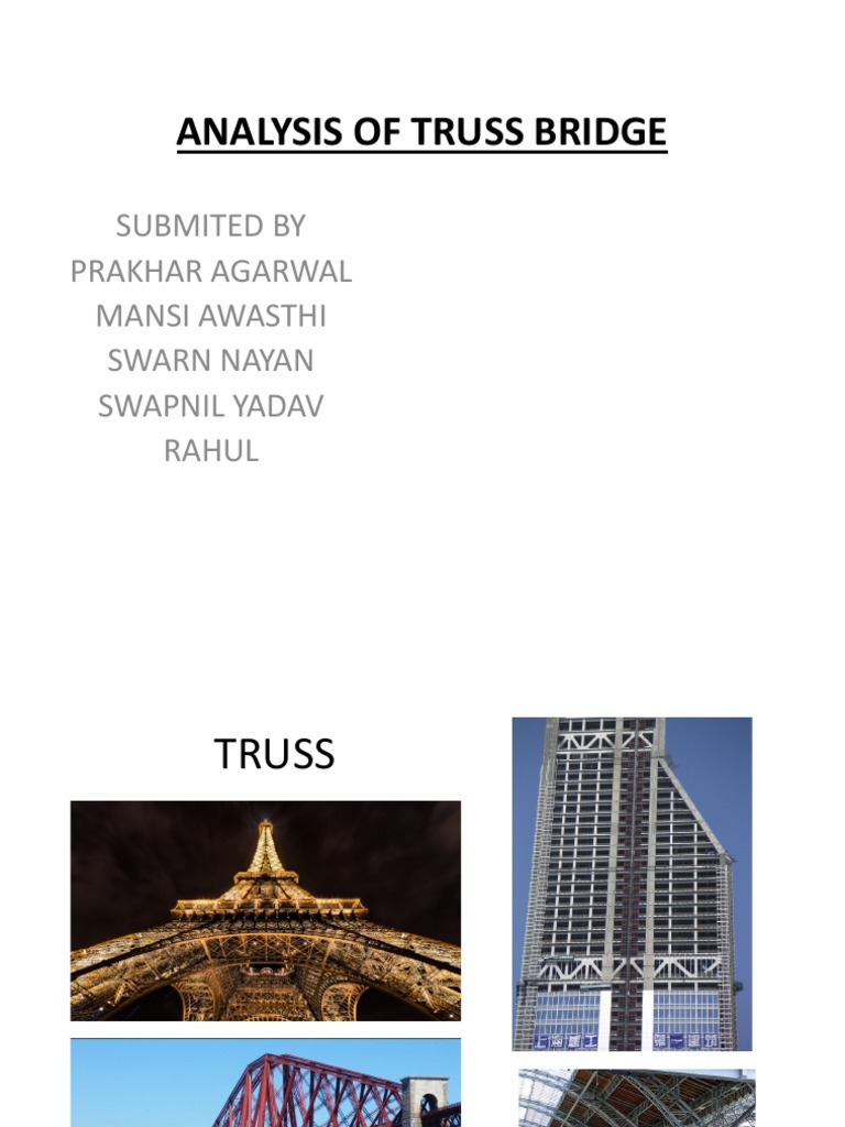 Truss PDF by Prakhar REVISED PDF | PDF