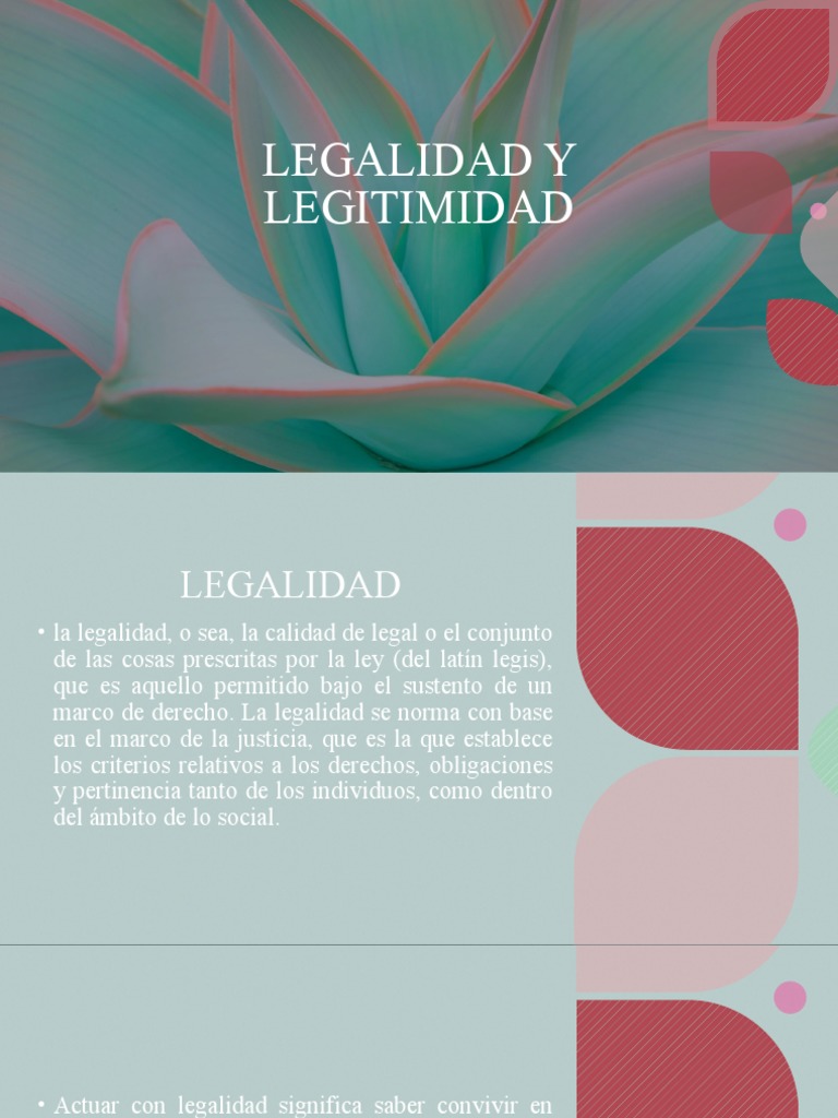 Examen LEGALIDAD Y LEGITIMIDAD | PDF