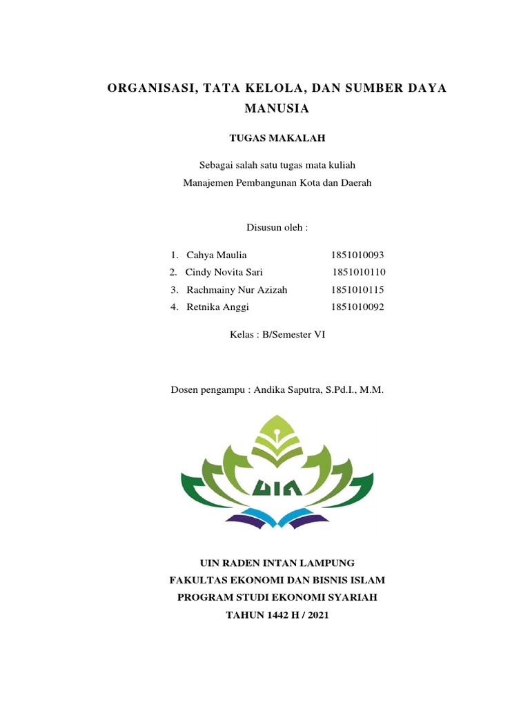 Manajemen Pembangunan Kota Dan Daerah | PDF