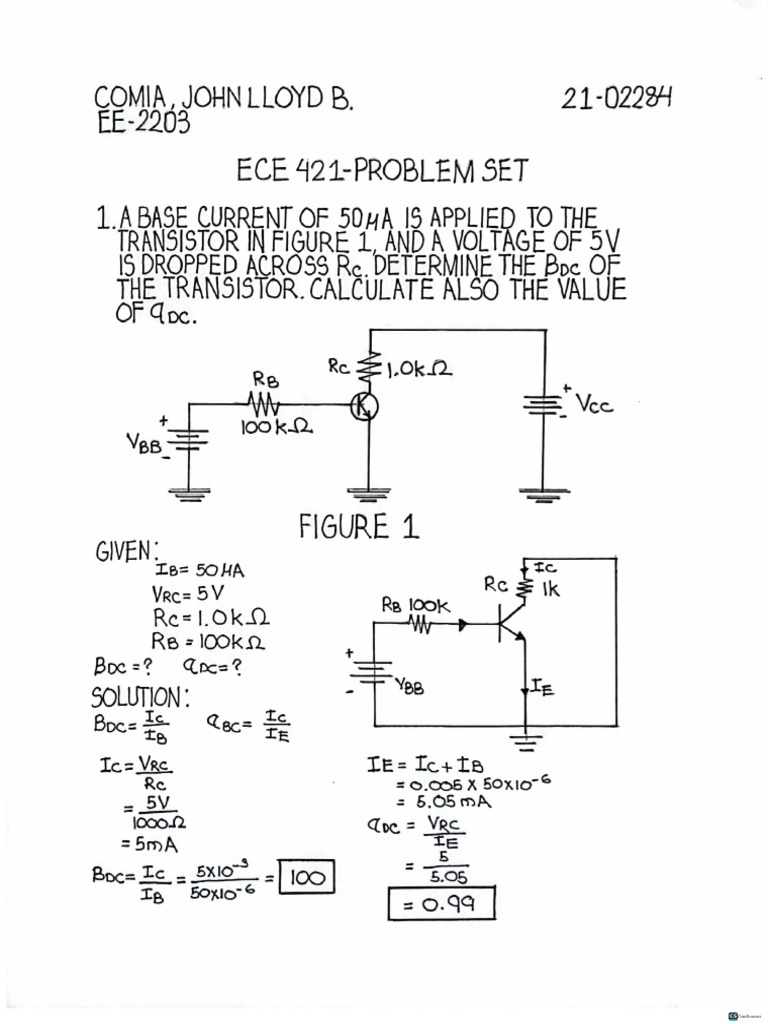 Comia, John Lloyd B - Problem Set Elex PDF | PDF