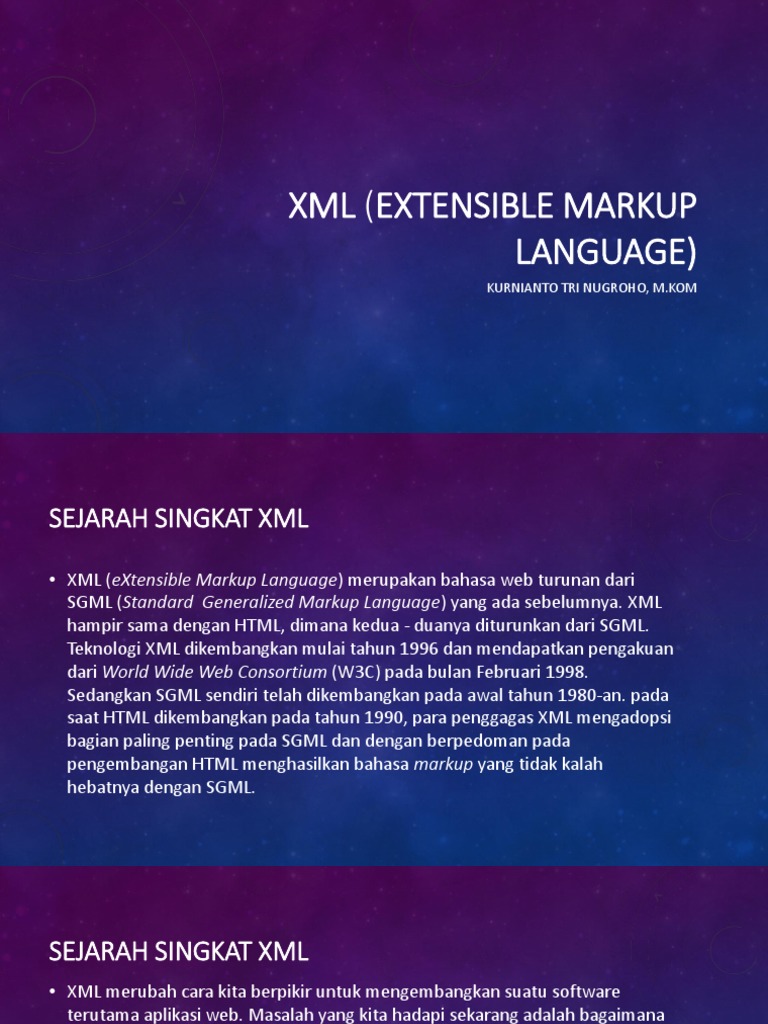 Xml Extensible Markup Language Pdf Pdf