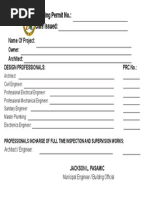 Checklist of Requirements For Building Permit and Occupancy (Fit-Out ...