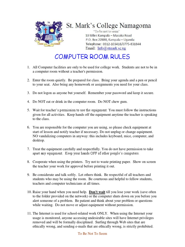 computer-rules-and-regulations.pdf | PDF | Internet | Cyberspace