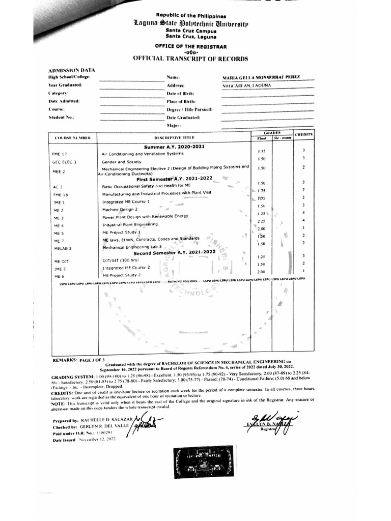Grades 2nd Sem PDF | PDF