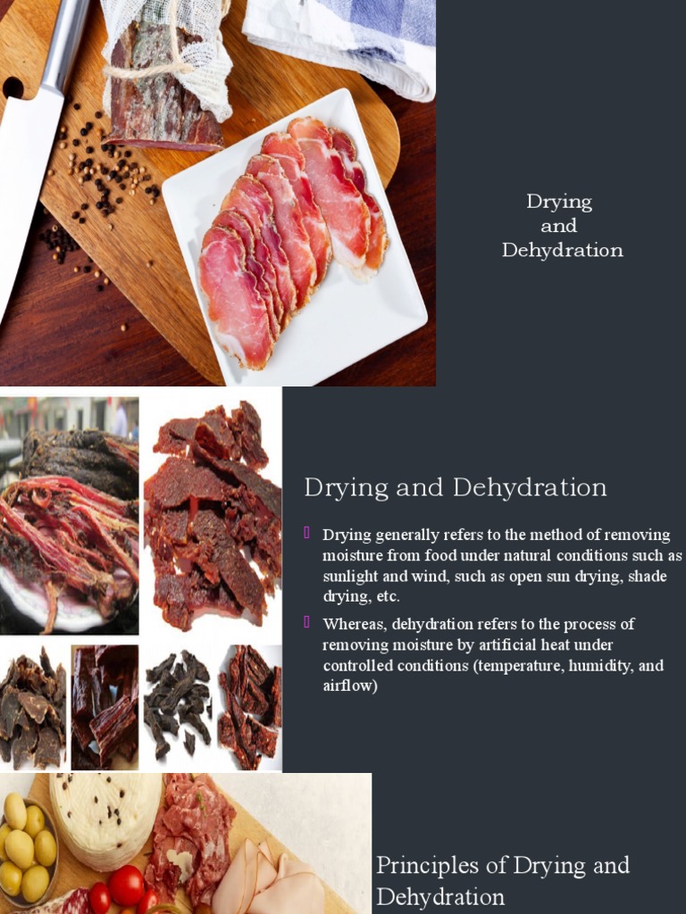 Drying and Dehydration | PDF