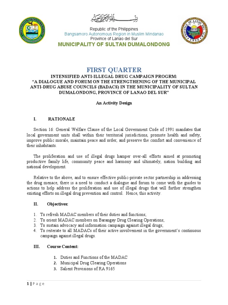 MADAC-Activity-Design.docx | PDF | Government