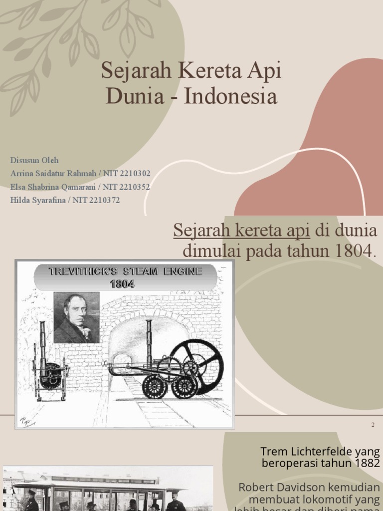 Sejarah Kereta Api TBJP 1B | PDF