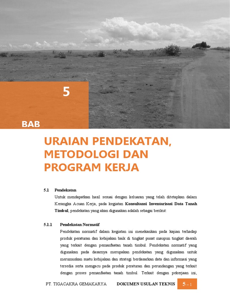 Uraian Pendekatan, Metodologi, Dan Progker | PDF