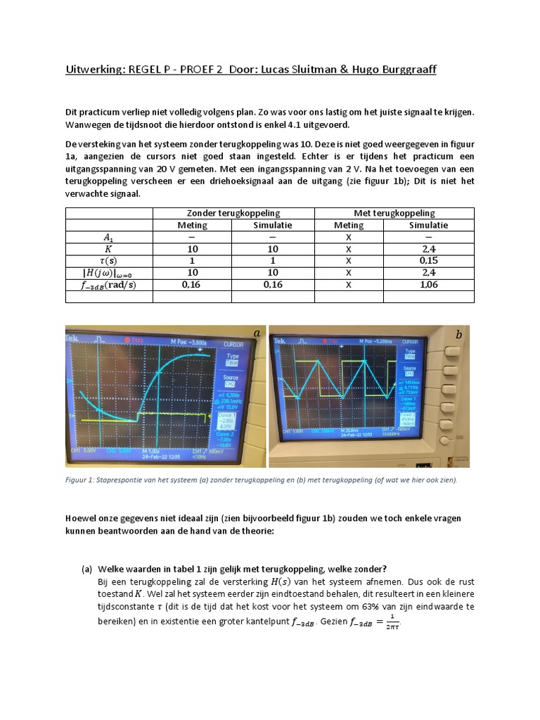 Proef2 Uitwerking | PDF
