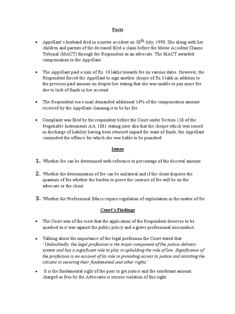 B Sunitha Case Summary PDF | PDF | Lawyer | Justice