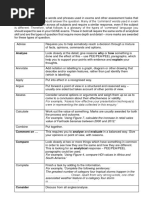 Aqa Science Gcse Command Words | PDF | Question | Knowledge