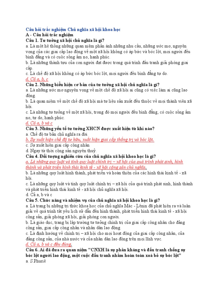 tài liệu cnxh kh c gửi PDF | PDF